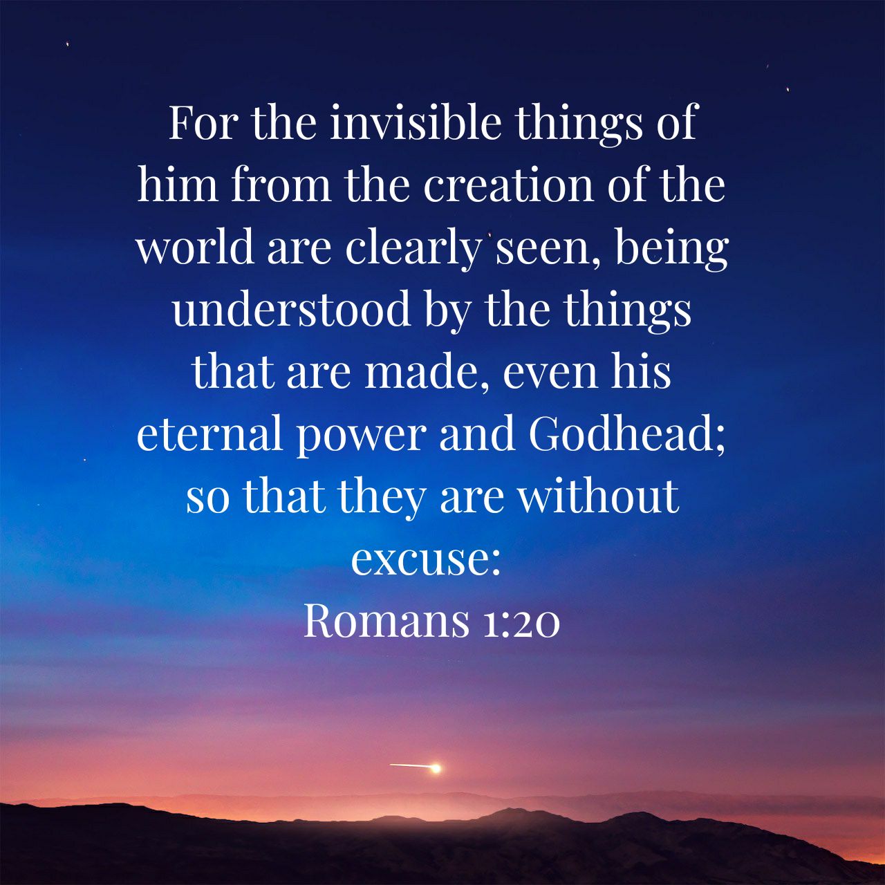 There is no excuse for not knowing God – The Living Message of Christ