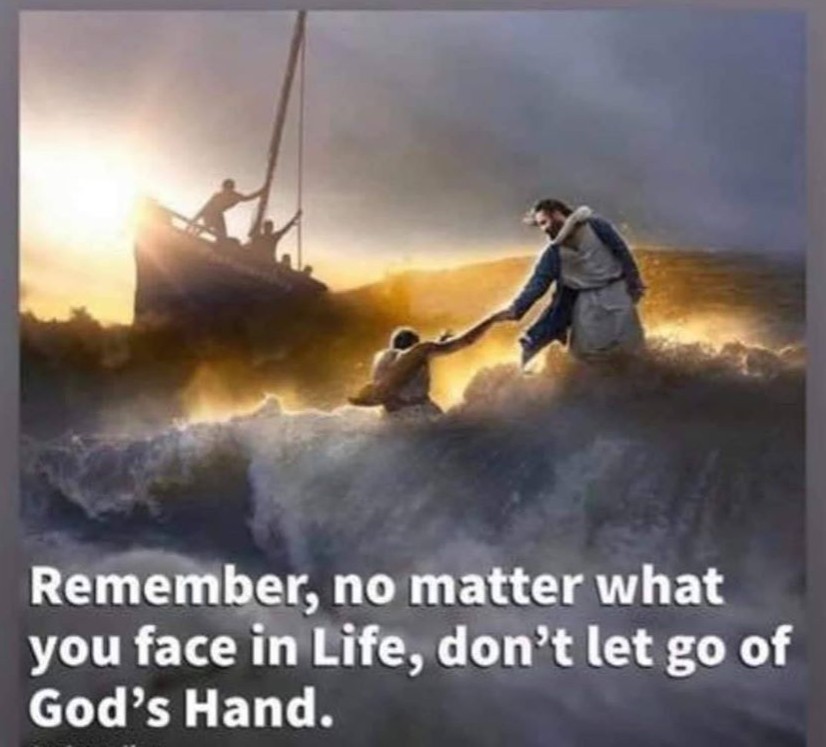 Don’t let go… – The Living Message of Christ