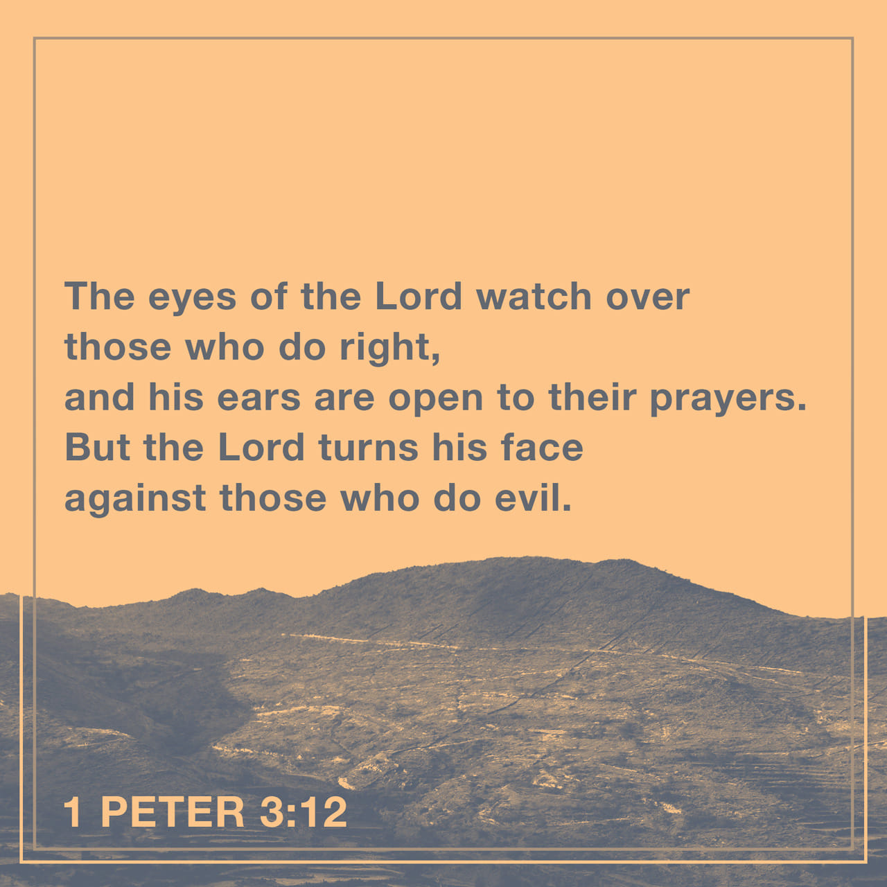 God watches over the righteous – The Living Message of Christ