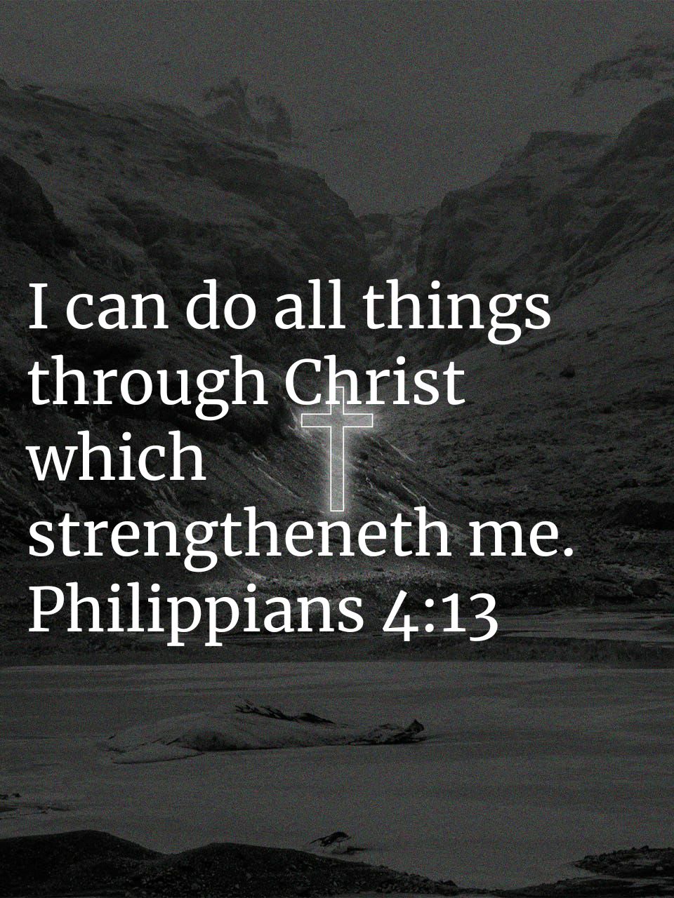 Christ gives me the strength… – The Living Message of Christ