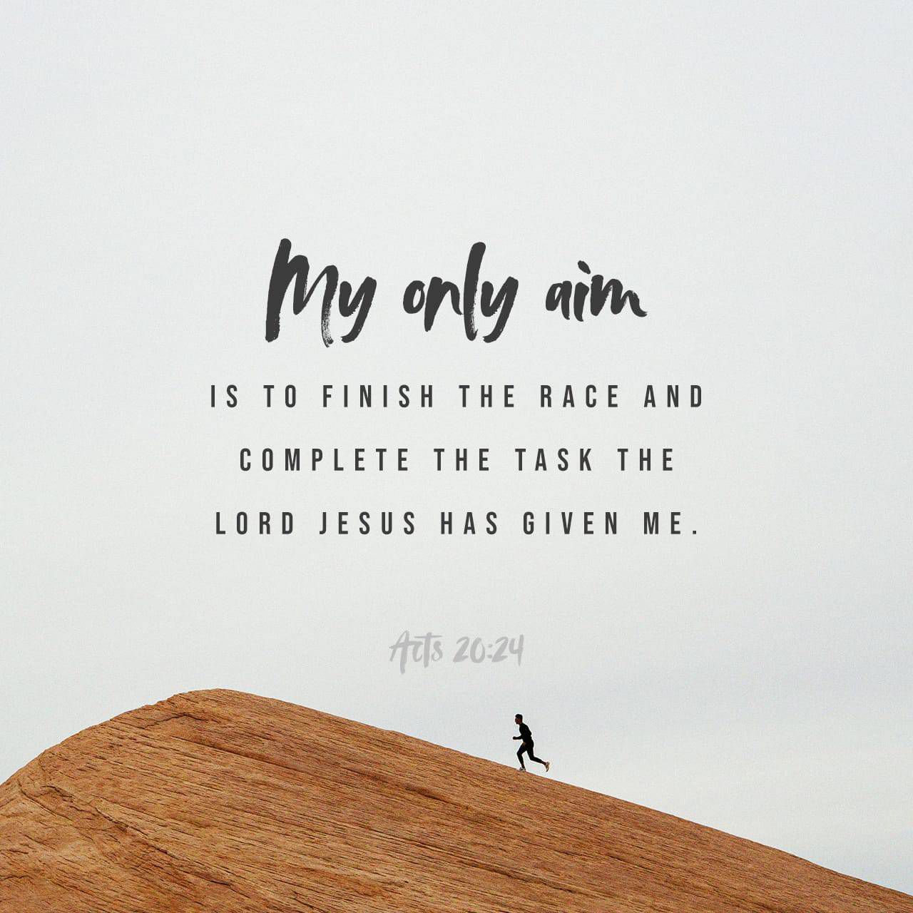 Finish the task – The Living Message of Christ