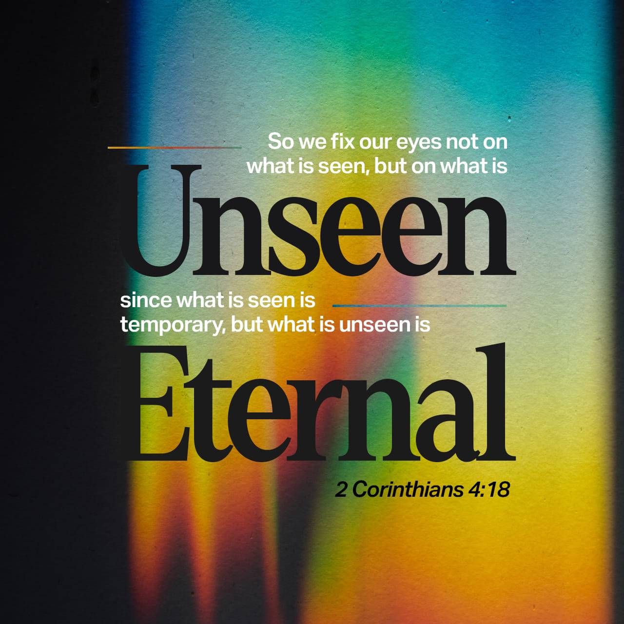 Keep your eyes on Jesus – The Living Message of Christ